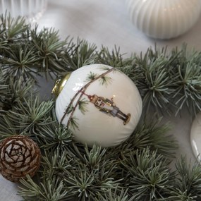 KÄHLER Porcelánová vánoční baňka Hammershøi Christmas 2018, multi barva, porcelán