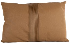 Koňakově hnědý polštář PT Living Leather Look, 50 x 30 cm