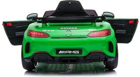 LEAN CARS Elektrické autíčko Mercedes GTR zelené, LED, MP3