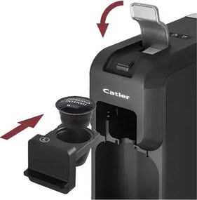 Catler ES 703 Porto B černá / kávovar na kapsle / Nespresso  Tchibo  D