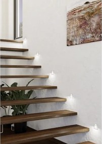 Zápustné orientační LED svítidlo EGLO Mecinos bílé 99643 3000K teplá bílá
