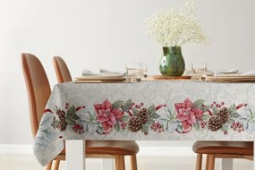 VÁNOČNÍ GOBELÍNOVÝ BĚHOUN NA STŮL MERRY 50X110 CM VZOROVANÁ