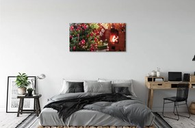 Obrazy na plátně Ozdoby vánoční strom dárky 120x60 cm