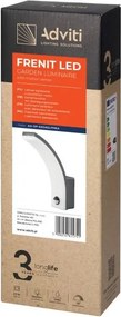 Venkovní svítidlo nástěnné s PIR ORNO FRENIT II AD-OP-6204GLPMR4, IP65, 4000K, 2000lm, šedá