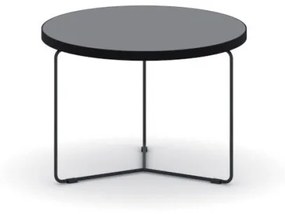 Kulatý konferenční stůl TENDER, výška 480 mm, průměr 500 mm, grafitová