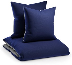 Sleepwise Soft Wonder-Edition, povlečení, tmavě modrá, 155 x 200 cm, 80 x 80 cm