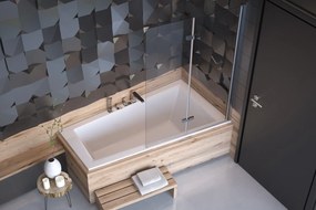 Besco INTIMA SLIM 150 x 85 cm VANINTI15SLIMP+OLVPINOZSTELI vana vč. nožiček levá