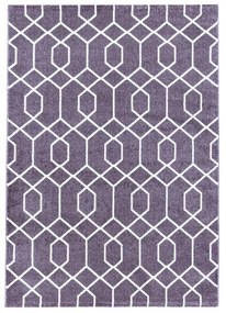 Vopi | Kusový koberec Efor 3713 violet - 80 x 150 cm