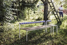 Zahradní nábytek Egoé Zahradní lavice s opěrkou Bistrot Dřevo: termo-jasan ošetřený olejem
