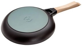 Staub litinová pánev, dřevěná rukojeť, 26 cm, černá, 12242623