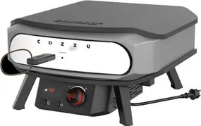 Cozze Premium šedo-černá / Pec na pizzu / elektrická / otočný kámen /
