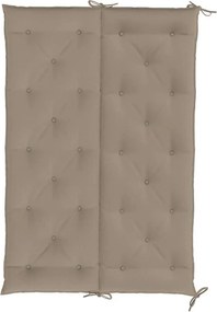 Poduška na zahradní lavici taupe 150x(50+50)x7 cm látka oxford 315024