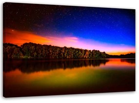 Gario Obraz na plátně Západ slunce nad jezerem Rozměry: 60 x 40 cm