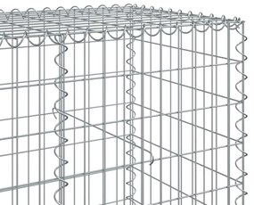 Gabionový koš s víkem 300 x 100 x 100 cm pozinkované železo,  3295194