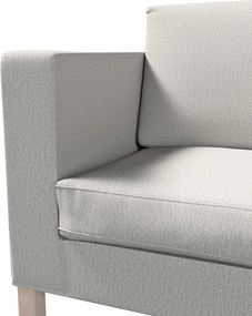 Potah na pohovku IKEA  Karlanda rozkládací, krátký barva šedá látka pletený vzor
