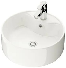 BATH DELUXE 06-038-09-11-00 - Umyvadlo na desku VIKEDAL pr. 38 cm keramika/bílá