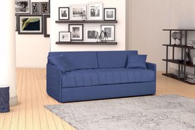 KANAPE Kvalitní rozkládací postel Lisabon Provedení: 2 místná maxi rozkládací, Vzorník látek: tekno fibra 22 navy blue