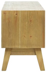 vidaXL TV stolek vyřezávaný hnědý 120 x 30 x 42 cm dřevo