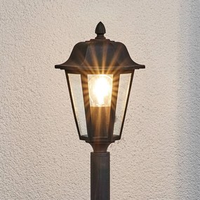 Sloupkové svítidlo Lamina ve tvaru lucerny