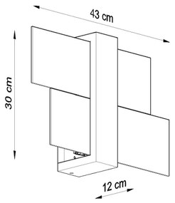 Brilagi -  LED Nástěnné svítidlo HERA 1xE27/7,5W/230V bílá