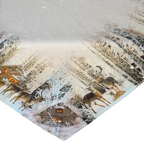 Ubrus Jelení rodinka 85 × 85 cm