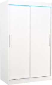 ADRK Furniture Posuvná skříň s LED osvětlením COLLIN 120 ADRK-SW-COL-W-120+L
