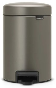 Brabantia NewIcon Pedálový koš 3 L platinová 113246