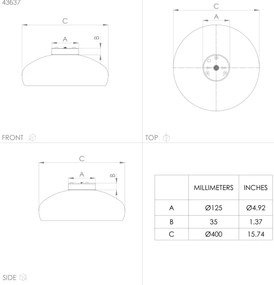 Eglo 43637 - Stropní svítidlo MOGANO 1xE27/60W/230V