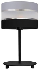 Stolní lampa HELEN 1xE27/15W/230V černá/šedá/stříbrná