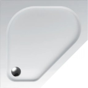 Pětiúhelníková akrylátová sprchová vanička Teiko ZEUS 90x90 cm