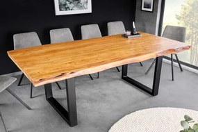 Designový jídelní stůl z masivu Mammut Akácie 200cm 50mm