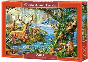 Castorland 52929  Život v lese / 500 dílků / od  9 let