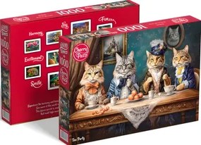 CHERRY PAZZI Puzzle Čajový dýchánek / 1000 dílků / 70 x 50 cm