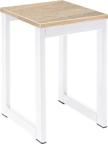 Dede Židle 30 x 30 x 45 cm MINI LOFT - dub sonoma / bílá