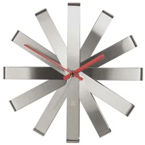 Nástěnné hodiny Ribbon Stainless Steel Umbra