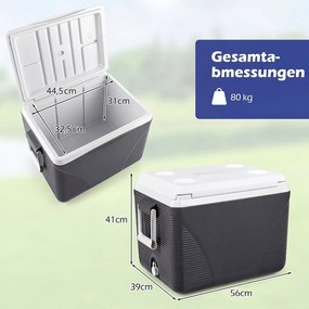 Costway Chladicí box 41 L termobox bez elektřiny až na 5-7 dní chladící