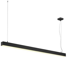 LA 1001309 Q-LINE DALI SINGLE LED, závěsné svítidlo, stmívatelné, 1 500 mm, černé - BIG WHITE (SLV)
