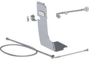 Geberit - Sada připojení vody pro splachovací nádržku Kappa 15 cm, pro AquaClean Mera, lesklý chrom 147.031.21.1