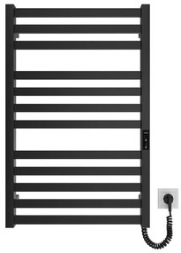 Mario-Radiators Koupelnový žebříkový radiátor HF OXFORD 170W/230V 77x53 cm černá 6.1.0201.06.BM