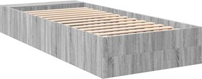 Rám postele šedý sonoma 90 x 190 cm kompozitní dřevo 3280620