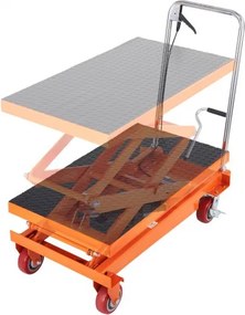 Hydraulický zvedací stůl, kapacita 349,3 kg, výška zdvihu 149,9 cm