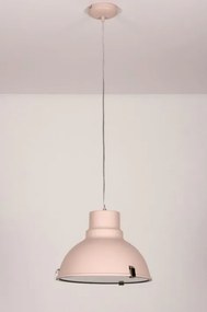 Závěsné růžové retro svítidlo do dětského pokoje Pinkbruin