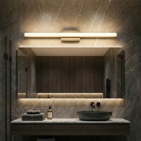 Toolight Toolight, LED nástěnné svítidlo 80cm, 13W, 4000K, 1000lm, APP1853-1W, zlatá matná, OSW-66007