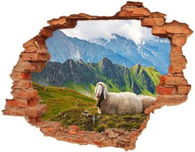 Wallmuralia Nálepka fototapeta 3D na zeď Ovce v Alpách 90x70 cm