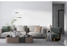 Závěsné svítidlo Soho, 3x bílé kovové stínítko, (fi 14cm),