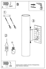 Nástěnné svítidlo SOLLUX LAGOS 2 krémová GU10 2x10W bez žárovek SL.1483