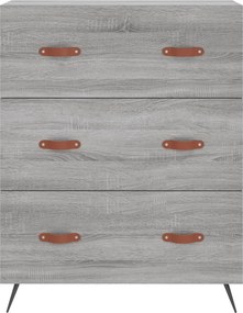 Skříň highboard šedá sonoma 69,5 x 34 x 180 cm kompozitní dřevo 3195825