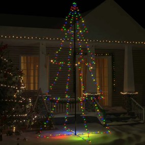 Vánoční stromek kužel 360 LED diod dovnitř i ven 143 x 250 cm - Default Title