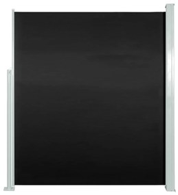 vidaXL Boční markýza na terasu 160 x 300 cm černá