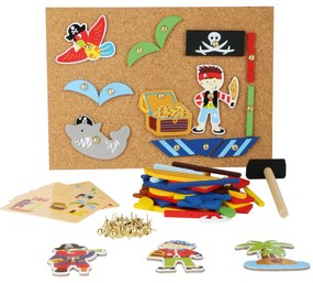 small foot Dřevěná kreativní hra Piráti